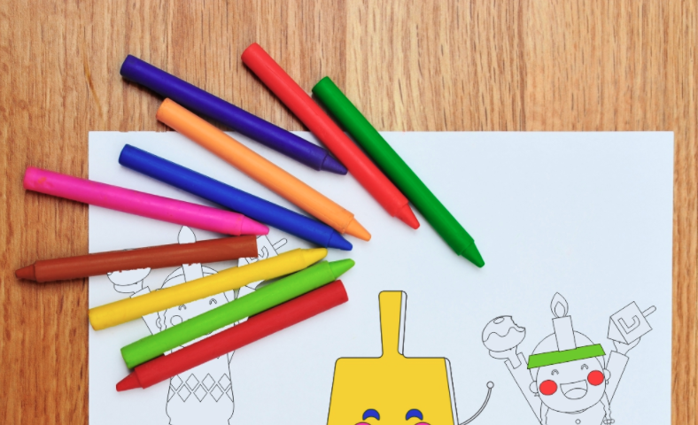The Miracle of Chanukah: Coloring Pages - Jewish Resources
